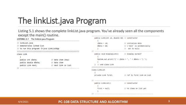 Lesson 5 link list | PPT