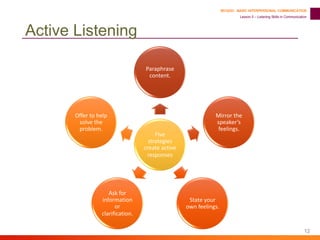 Lesson 5 - Listening Skills in Communications.pdf