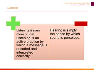 Lesson 5 - Listening Skills in Communications.pdf
