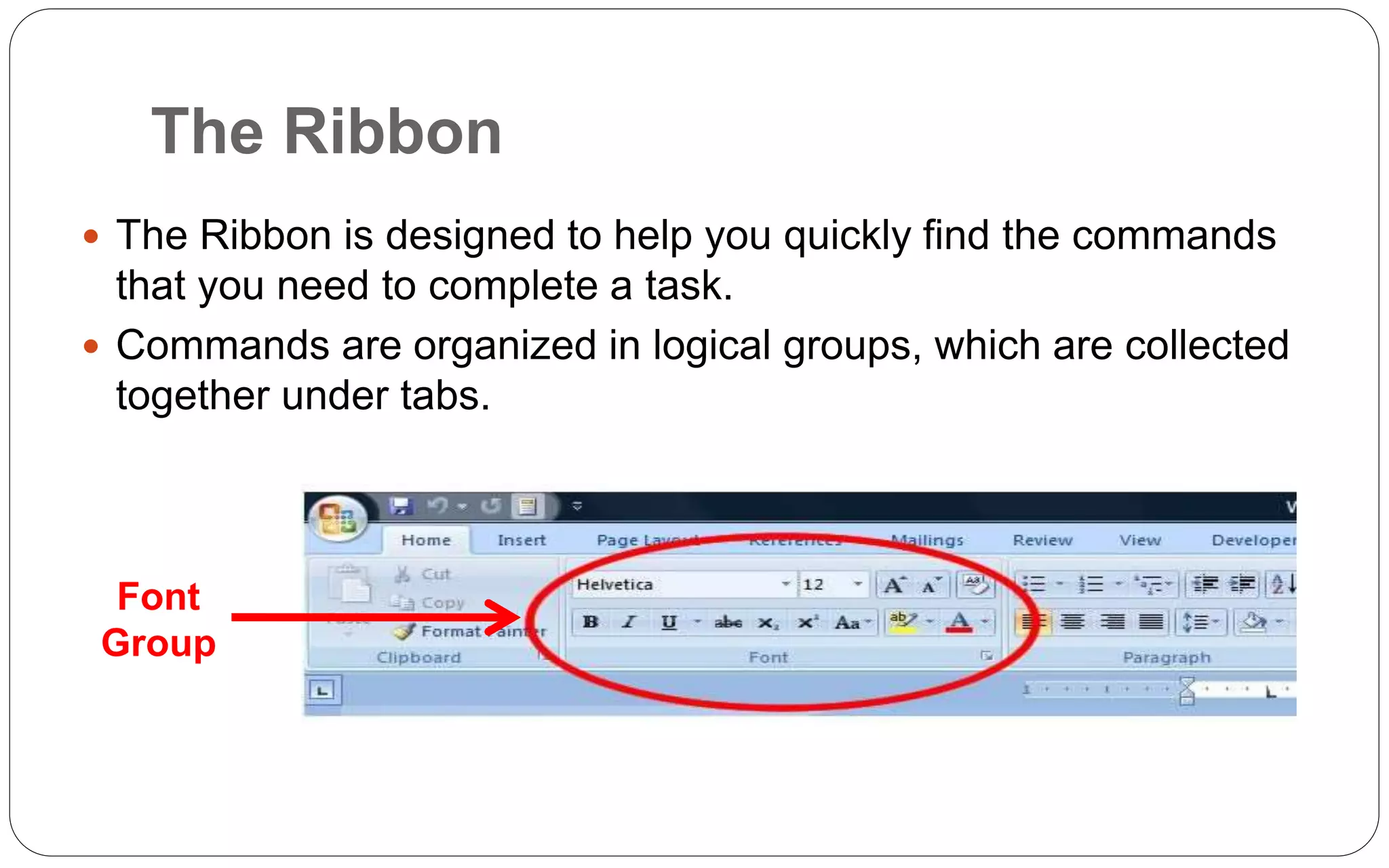 Lesson 5 ms office word 2007 | PPTX