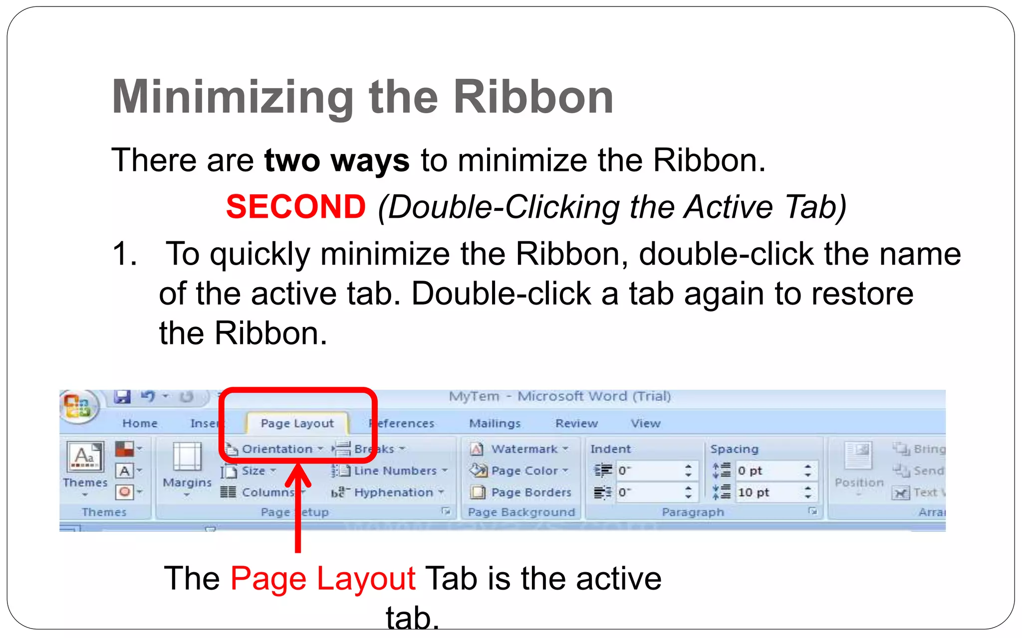 Lesson 5 ms office word 2007 | PPTX