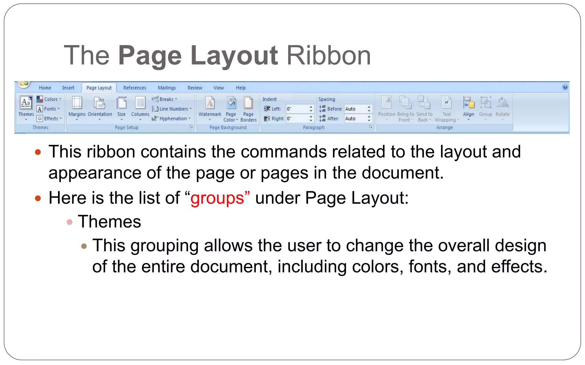 Lesson 5 ms office word 2007 | PPTX