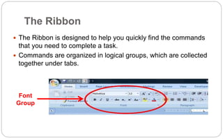 Lesson 5 ms office word 2007 | PPTX