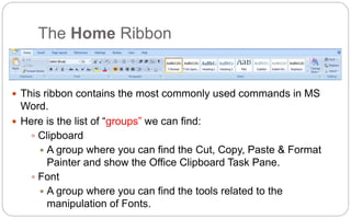Lesson 5 ms office word 2007 | PPTX