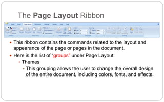 Lesson 5 ms office word 2007 | PPTX