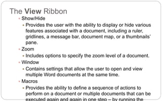 Lesson 5 ms office word 2007 | PPTX