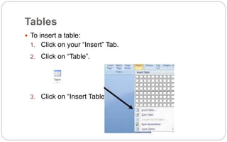 Lesson 5 ms office word 2007 | PPTX