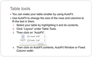 Lesson 5 ms office word 2007 | PPTX