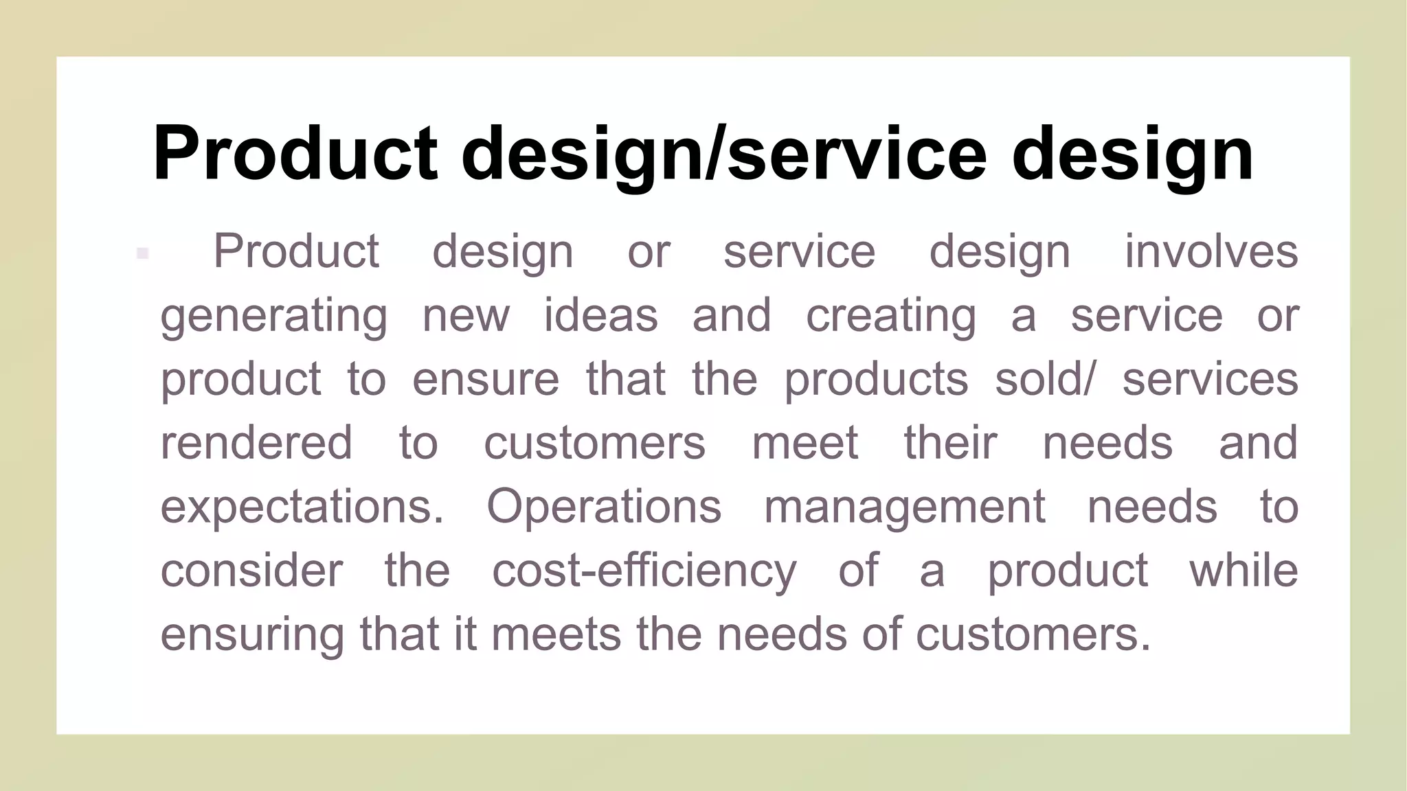 OPERATION MANAGEMENT.pptx | Free Download