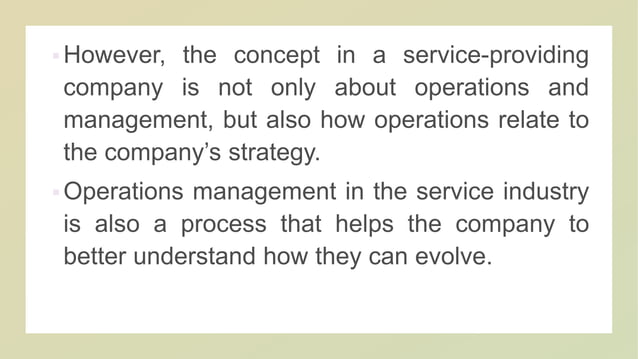 OPERATION MANAGEMENT.pptx | Free Download