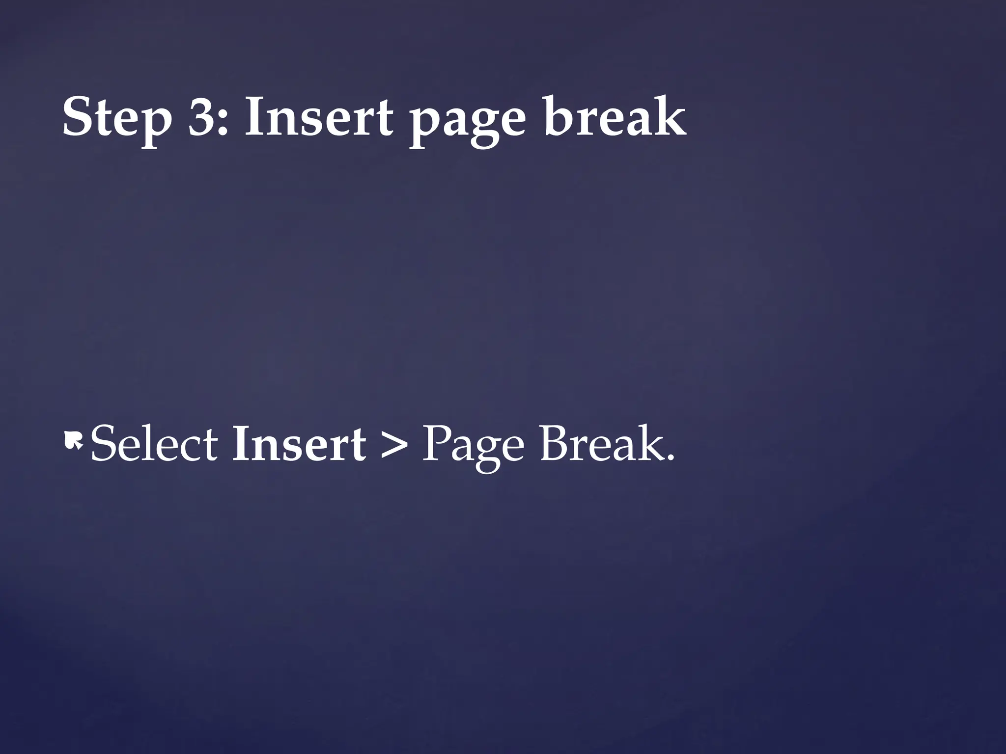 TLE 7 Lesson 5 - How to perform Page Break.pptx