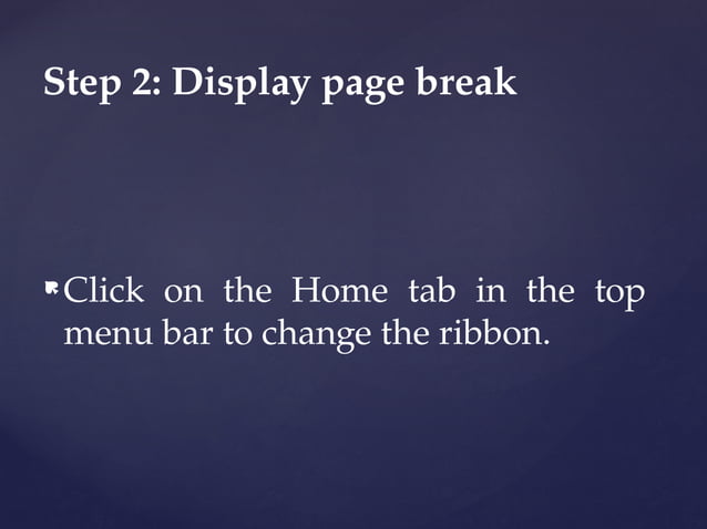 TLE 7 Lesson 5 - How to perform Page Break.pptx
