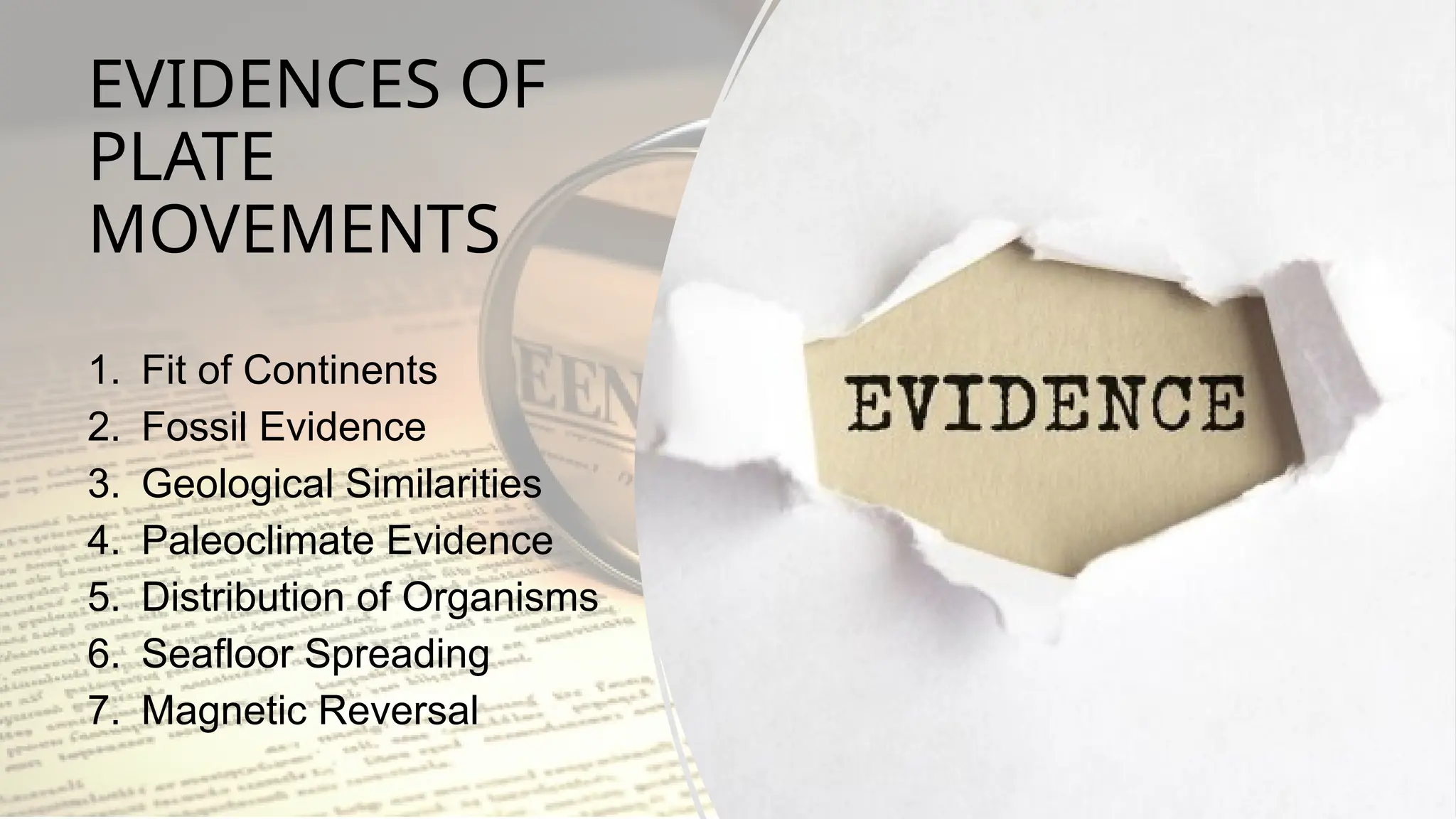 LESSON 5-SCIENCE 10 QUARTER 1 (EVIDENCES THAT SUPPORT PLATE MOVEMENT | PPTX