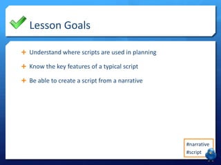 LO3 - Lesson 5 - Script | PPT