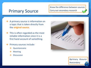 LO2 - Lesson 5 - Secondary Sources | PPTX