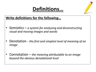Lesson 5 - Semiotics | PPT