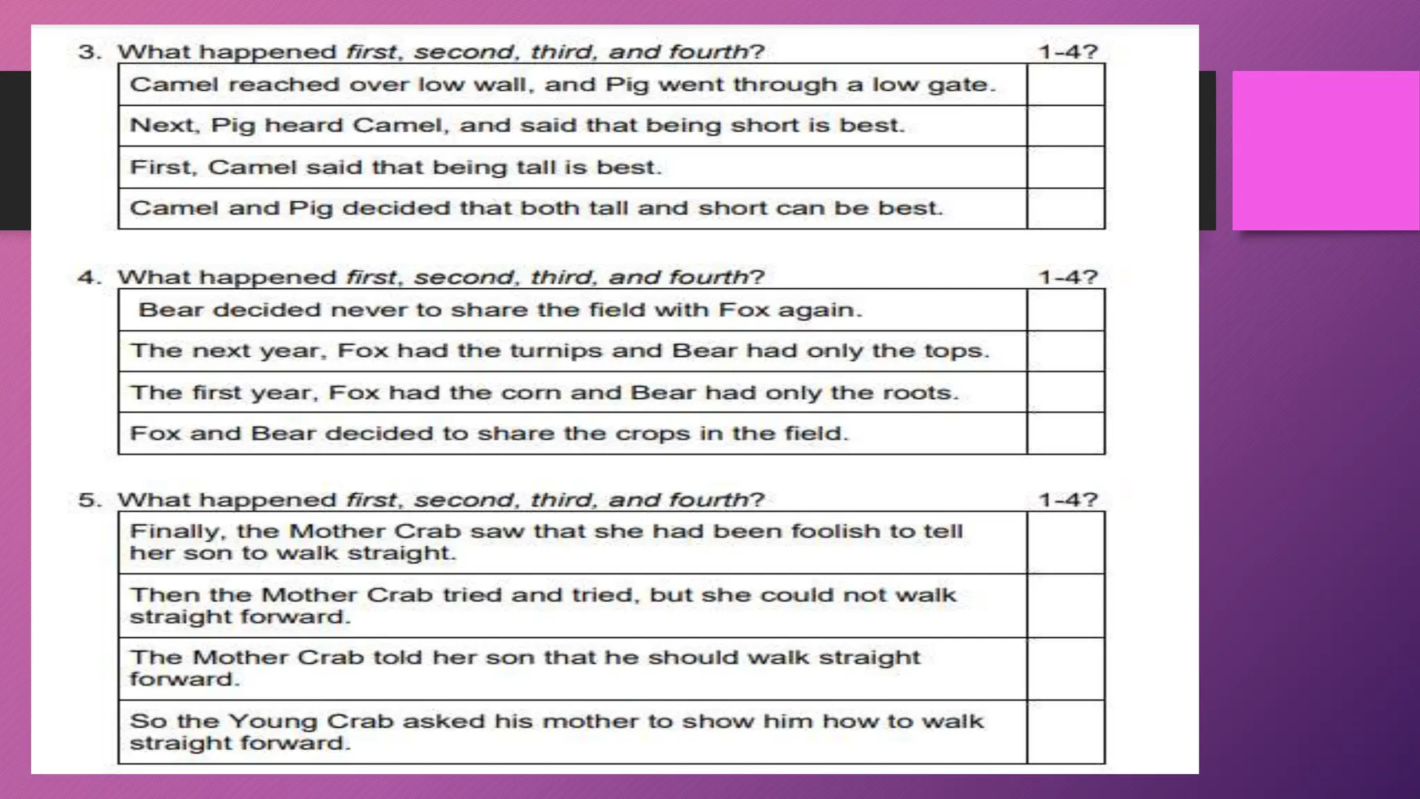 LESSON 5 - SEQUENCING EVENTS.pptx
