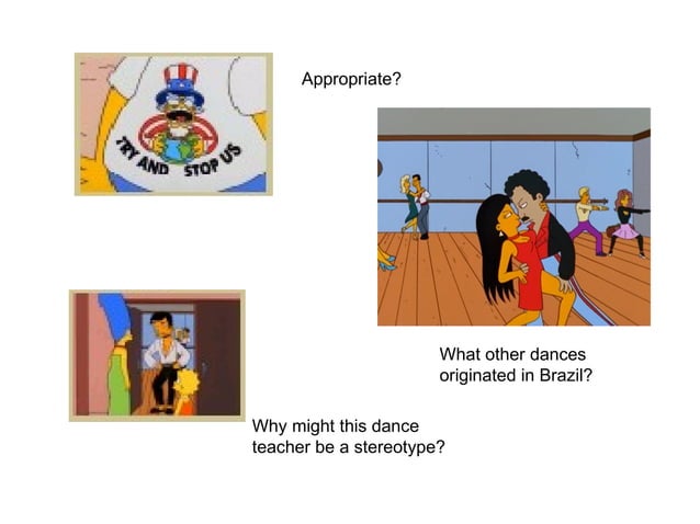 Simpsons in Brazil (Stereotypes) | PPT | Television | Entertainment