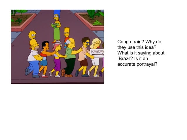 Simpsons in Brazil (Stereotypes) | PPT | Television | Entertainment