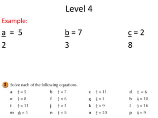 Lesson 5 solving linear equations | PPTX