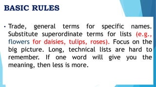 LESSON 5- SUMMARIZING.pptx | Nutrition | Healthy Living