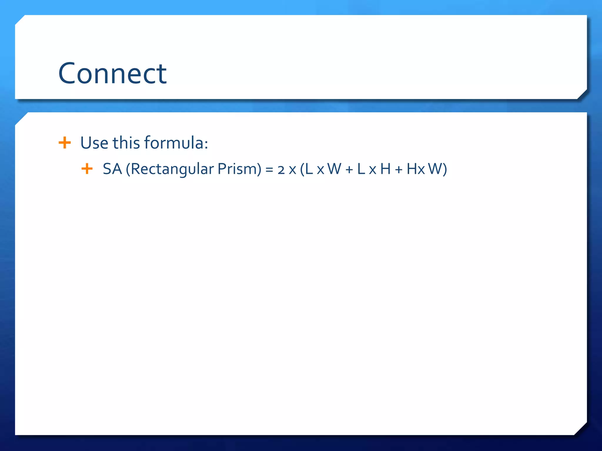 Lesson 5 surface area of a rectangular prism | PPTX