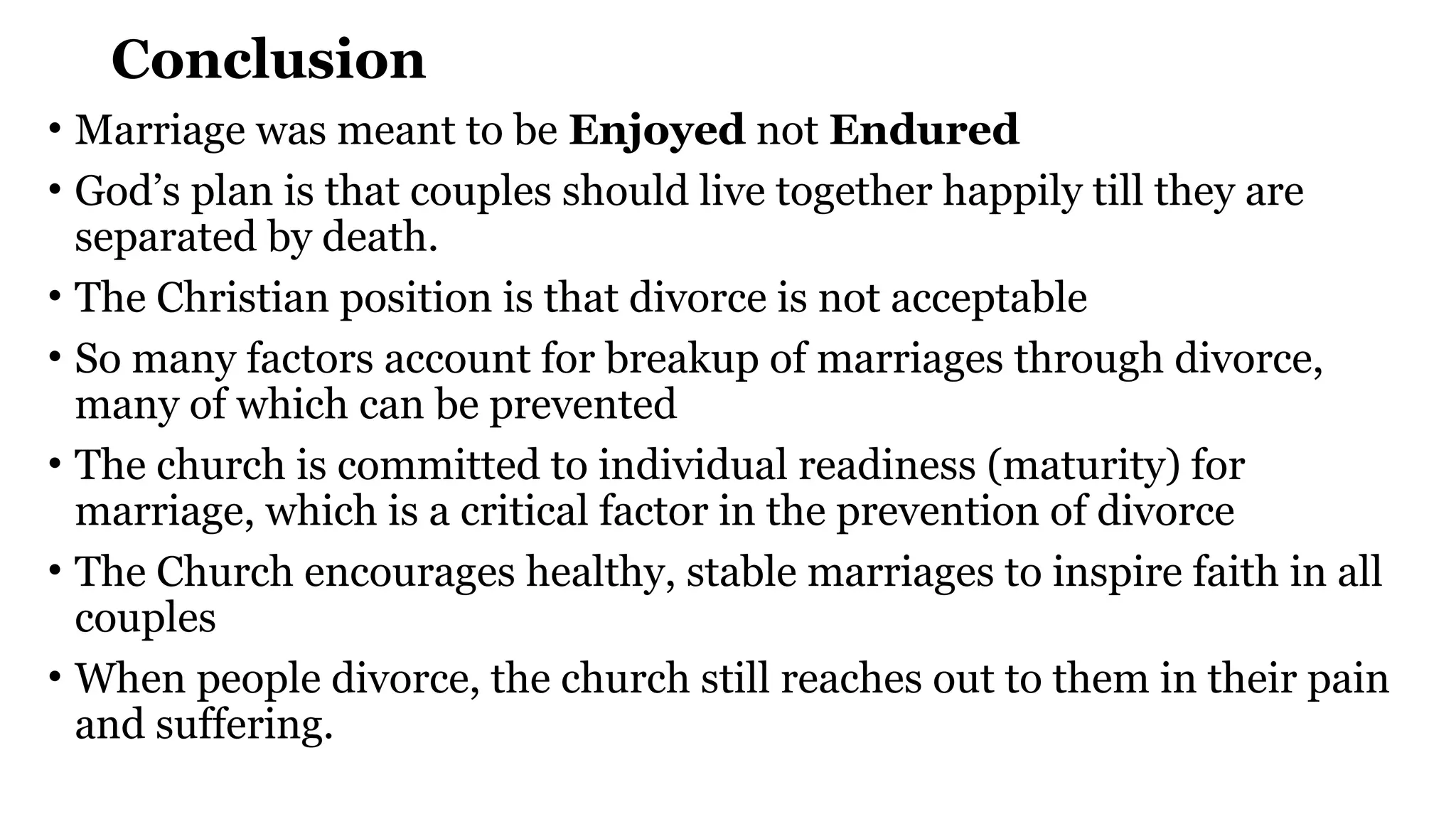 Lesson 5 - The Church on Divorce.pptx for students | PPT