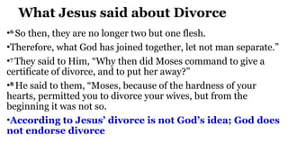 Lesson 5 - The Church on Divorce.pptx for students | PPTX
