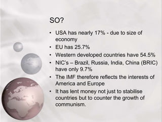 Lesson 5 the imf and world bank | PPTX