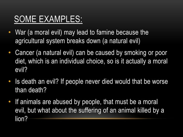 Lesson 5 the problem of evil | PPTX | Christianity | Religion ...