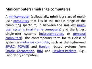 Lesson 5 types of computers | PPTX
