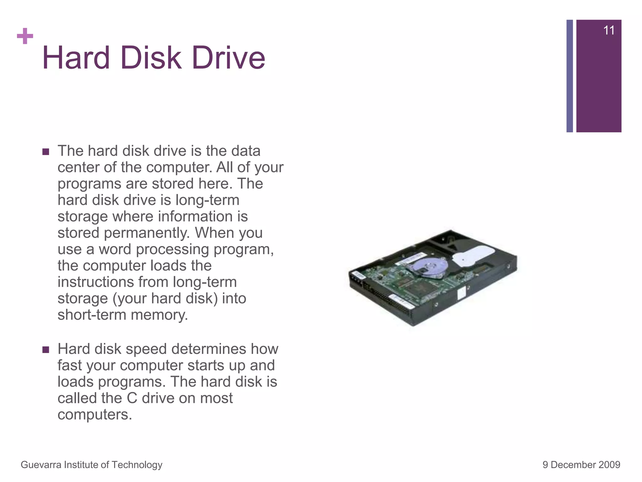 Lesson 5 What Is Inside The Computer | PPTX