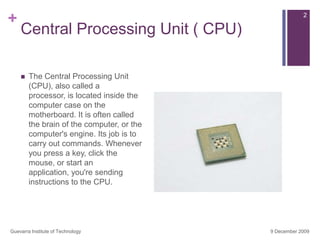 Lesson 5 What Is Inside The Computer | PPTX