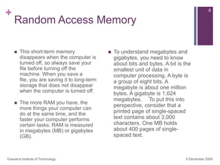 Lesson 5 What Is Inside The Computer | PPTX