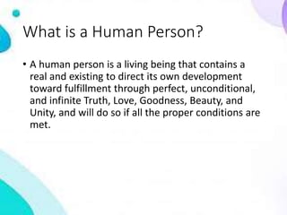 LESSON 5- HUMAN PERSON IN HIS/HER ENVIRONMENT | PPTX | Environment ...