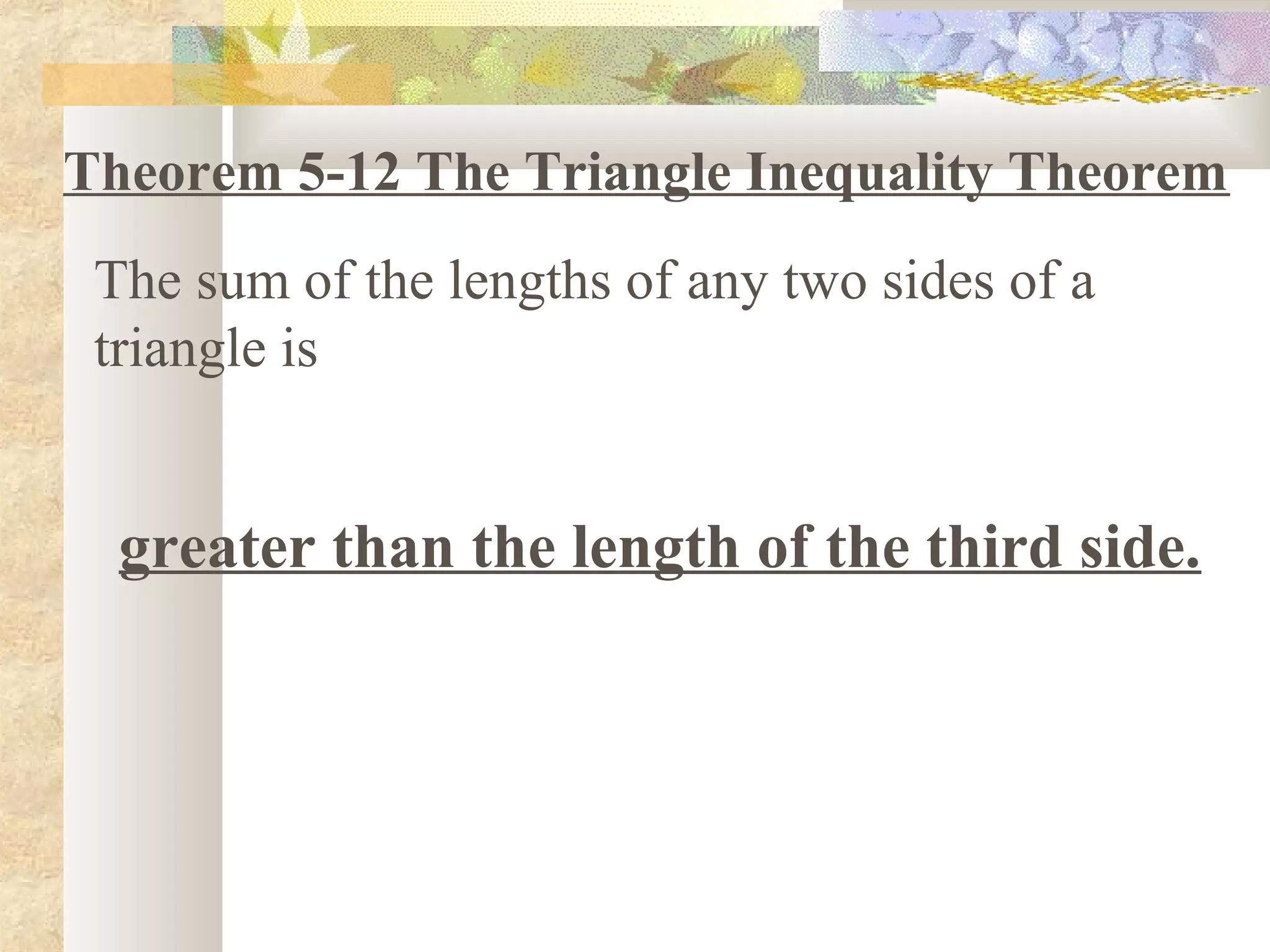 Lesson 5 5 inequalities in triangles | PPT