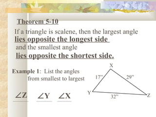 Lesson 5 5 inequalities in triangles | PPT