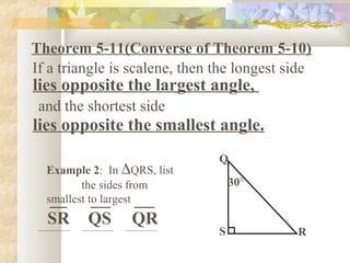 Lesson 5 5 inequalities in triangles | PPT