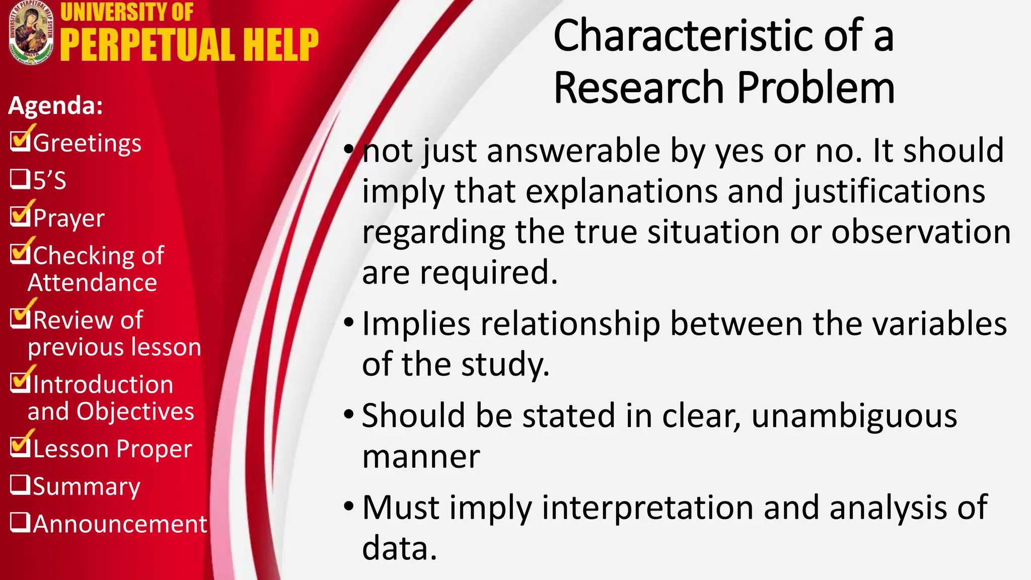 Lesson 5&6 Identifying the Inquiry and Stating the Problem, Chapter 1 ...