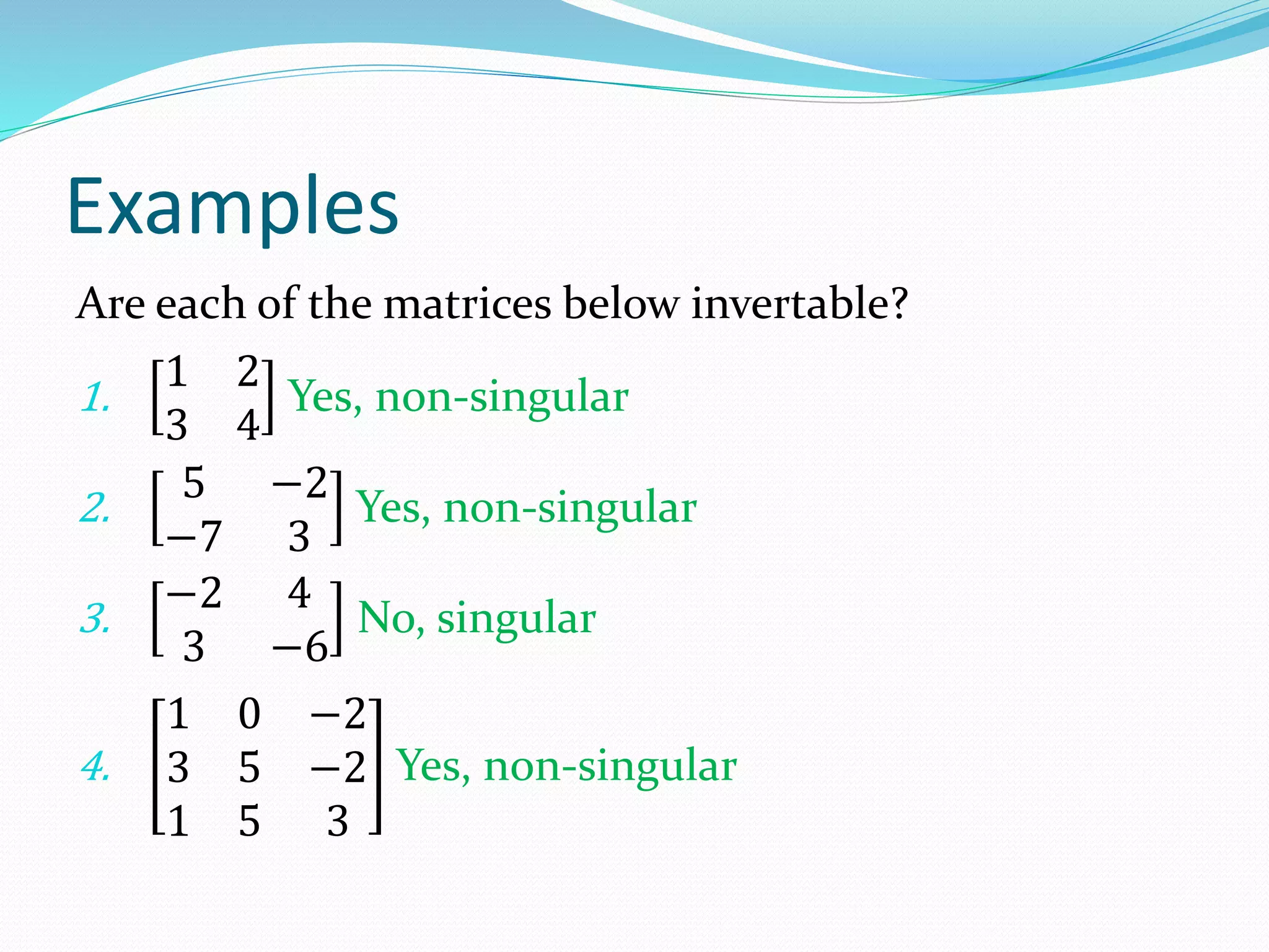 Lesson 5 a matrix inverse | PPTX