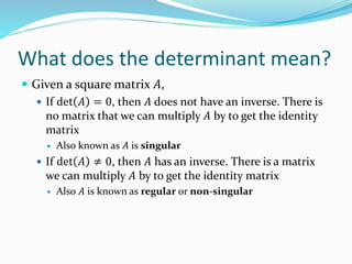 Lesson 5 a matrix inverse | PPTX