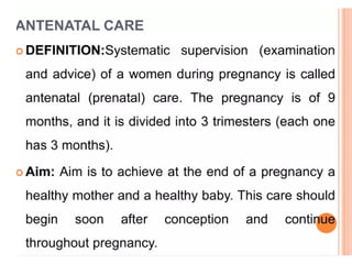 Lesson 5 mothers and baby Antenatal Care.ppt