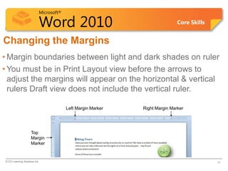 Word Lesson 5A Orientation & Margins | PPTX