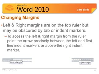 Word Lesson 5A Orientation & Margins | PPTX