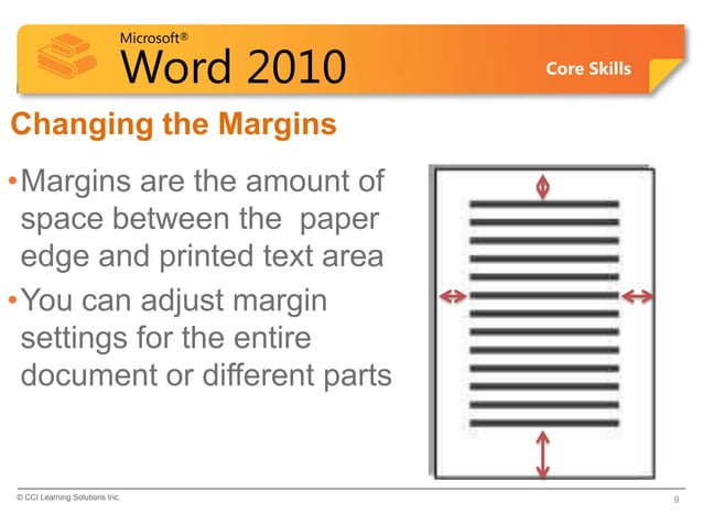 Word Lesson 5A Orientation & Margins | PPTX