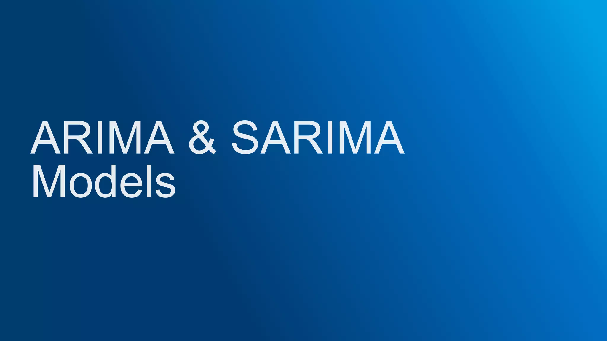 Lesson 5 arima | PPTX