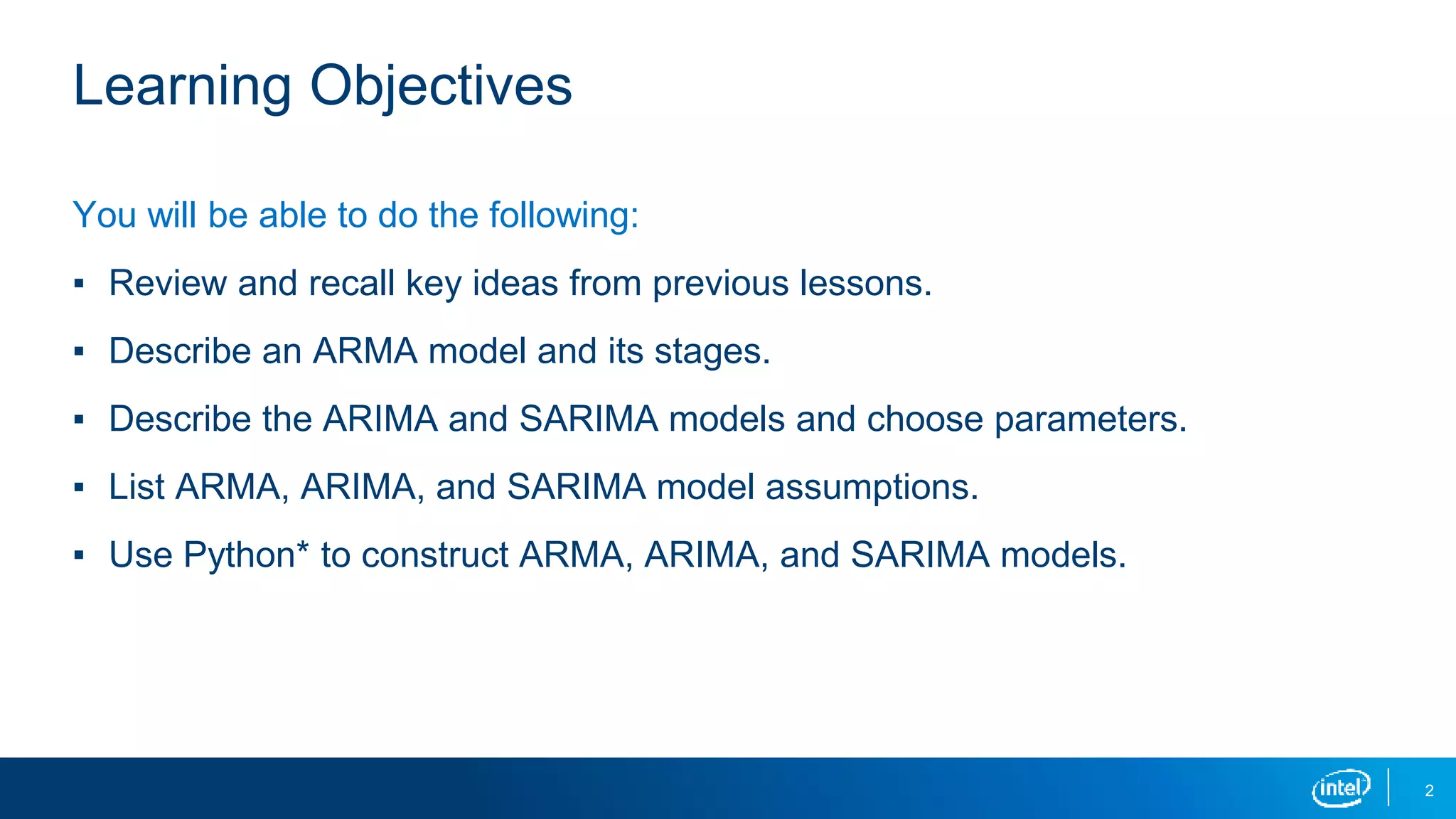 Lesson 5 arima | PPTX