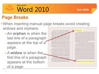 How to prevent widows and orphans in microsoft word - eastmolqy