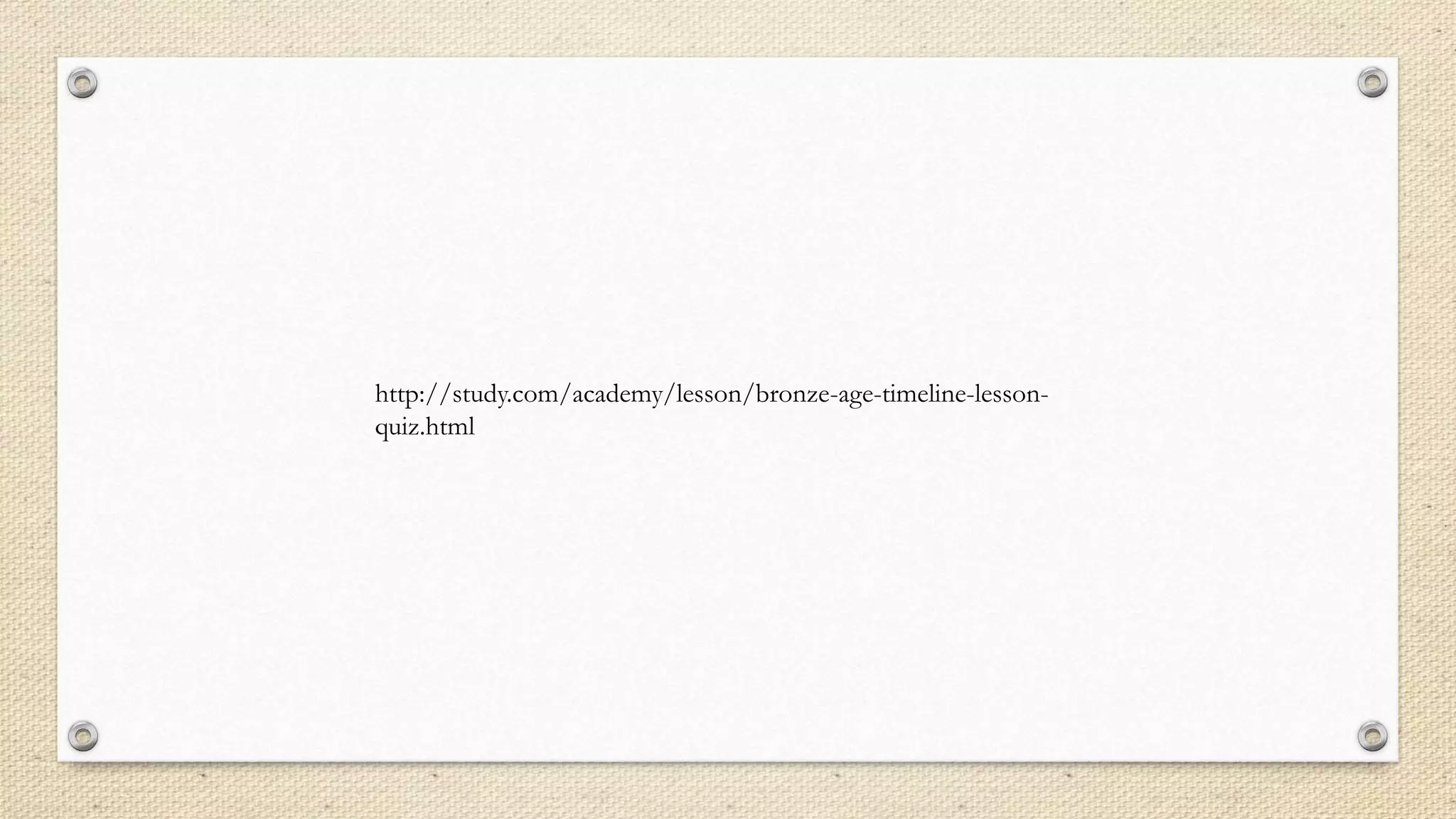Lesson 5 bronze age | PPTX
