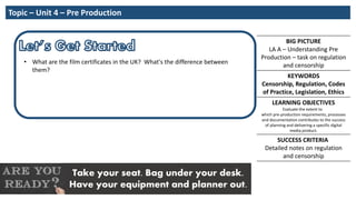 Lesson 5 censorship and regulation | PPT